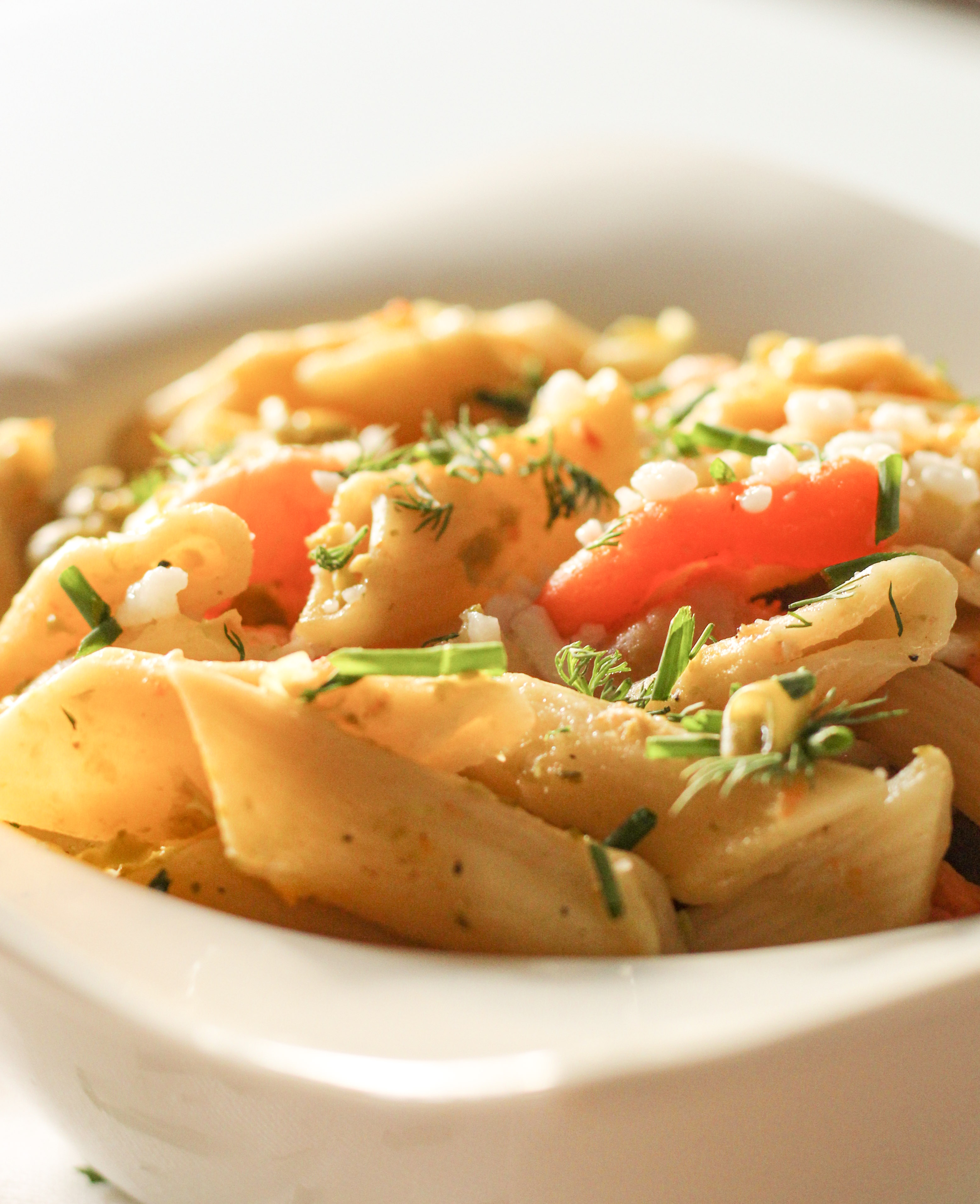 Easy Shrimp Rigatoni Pasta Recipe - Foodzesty